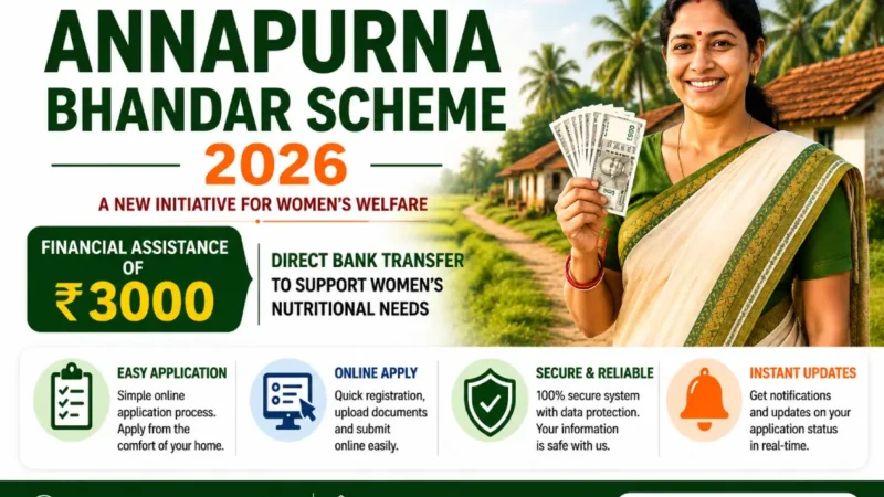 Annapurna Bhandar Scheme 2026: Online Apply, Status & Eligibility Guide